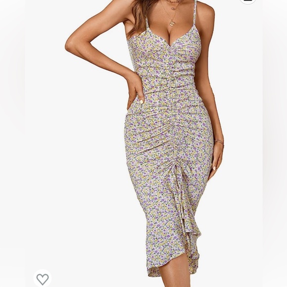 Cupshe | Dresses | Super Cute Midi Dress Hugs Your Curves And Very ...